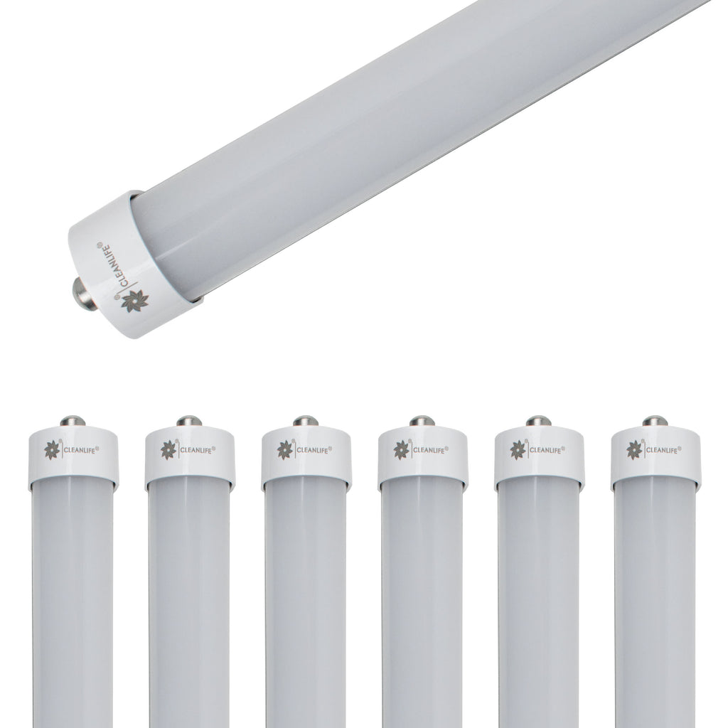 High Power InstantStart® LED Light Tube (Frosted) 6-Pack – CLEANLIFE