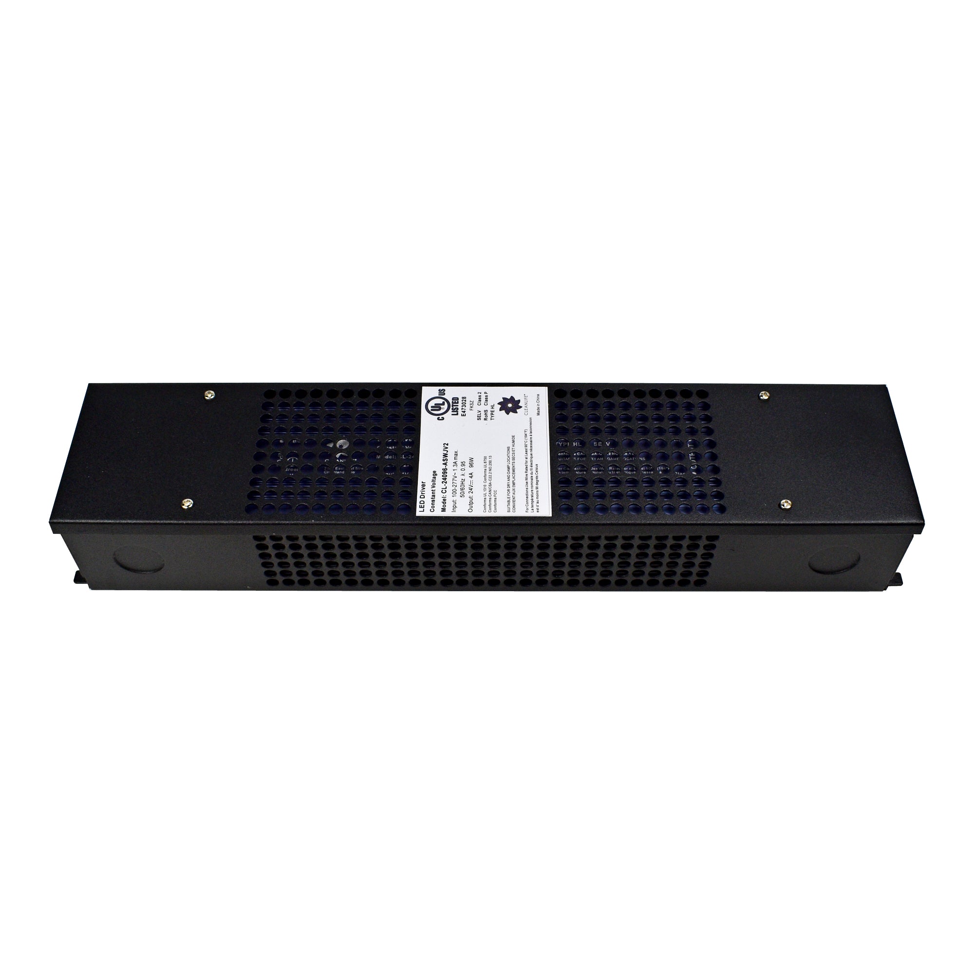 CLEANLIFE® 96W 1-Channel Class 2 LED Driver with Enclosure